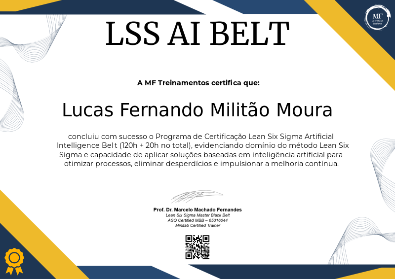 AI BELT BRASIL - MF-OPEX | Certify